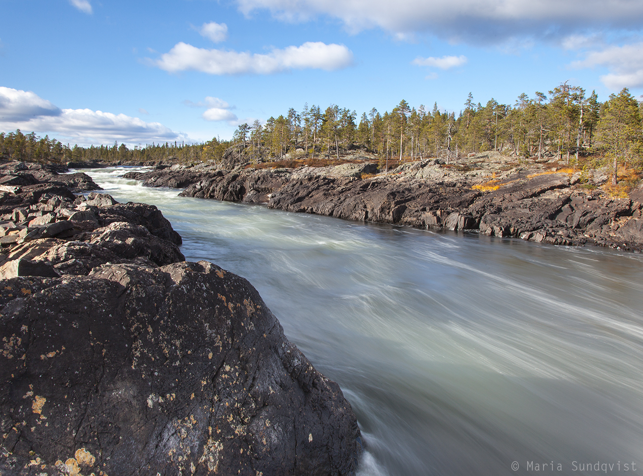 Lappland Nature: Trollforsen