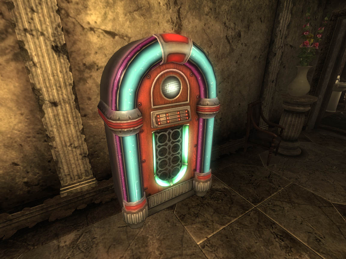 MTK's Card Craft: Fallout 3 Jukebox Pristine and Distressed!