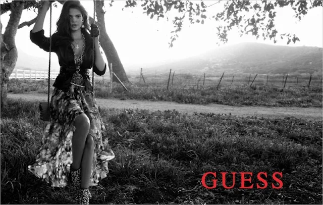 Guess Fall/Winter 2012 featuring Megan Wiggins and Gigi Hadad