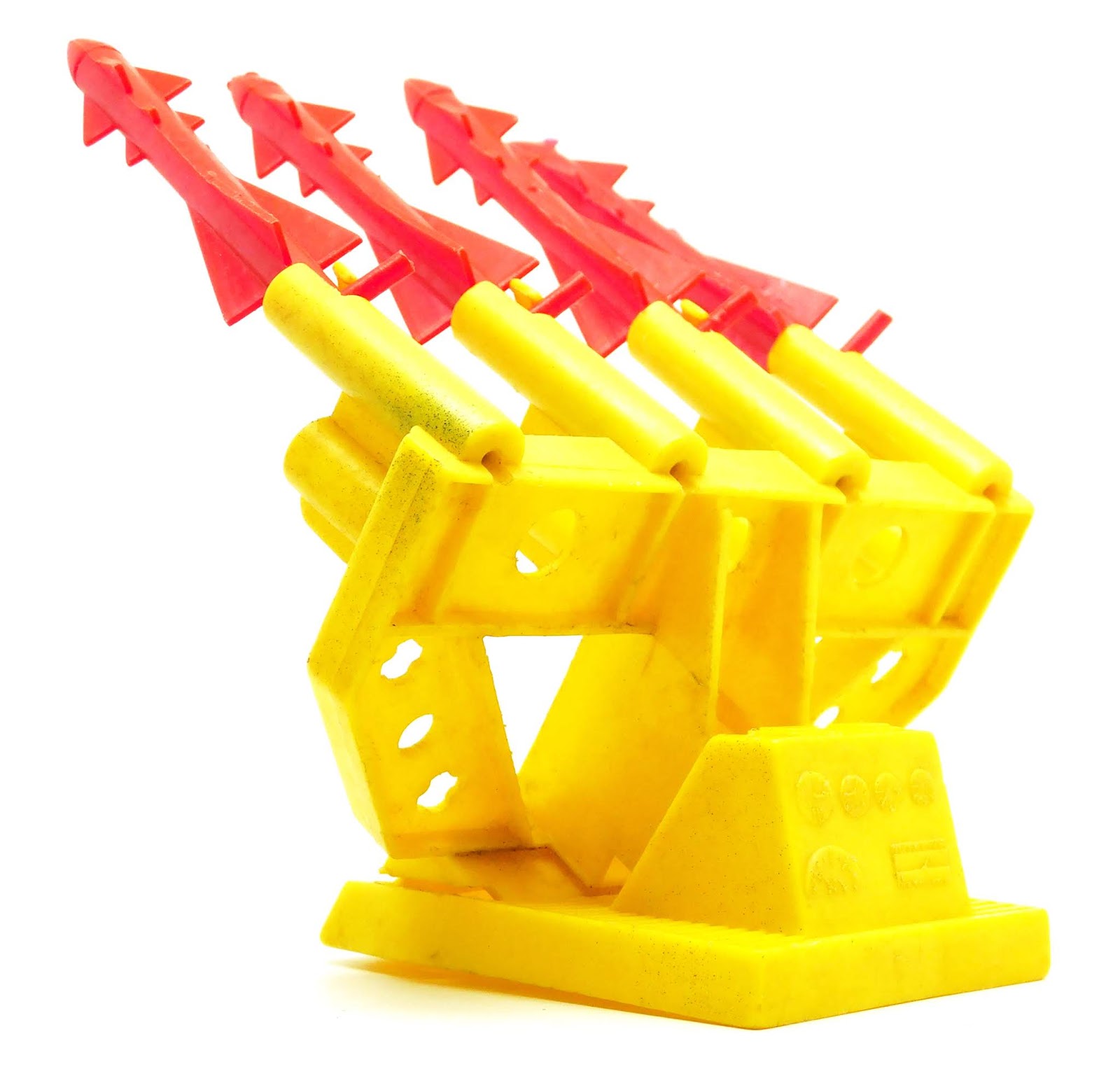 Toys and Stuff: MPC Multi-Rocket Launcher - Yellow-Yellow
