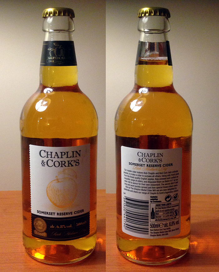 Cider Pages: Chaplin & Cork's Somerset Reserve Cider