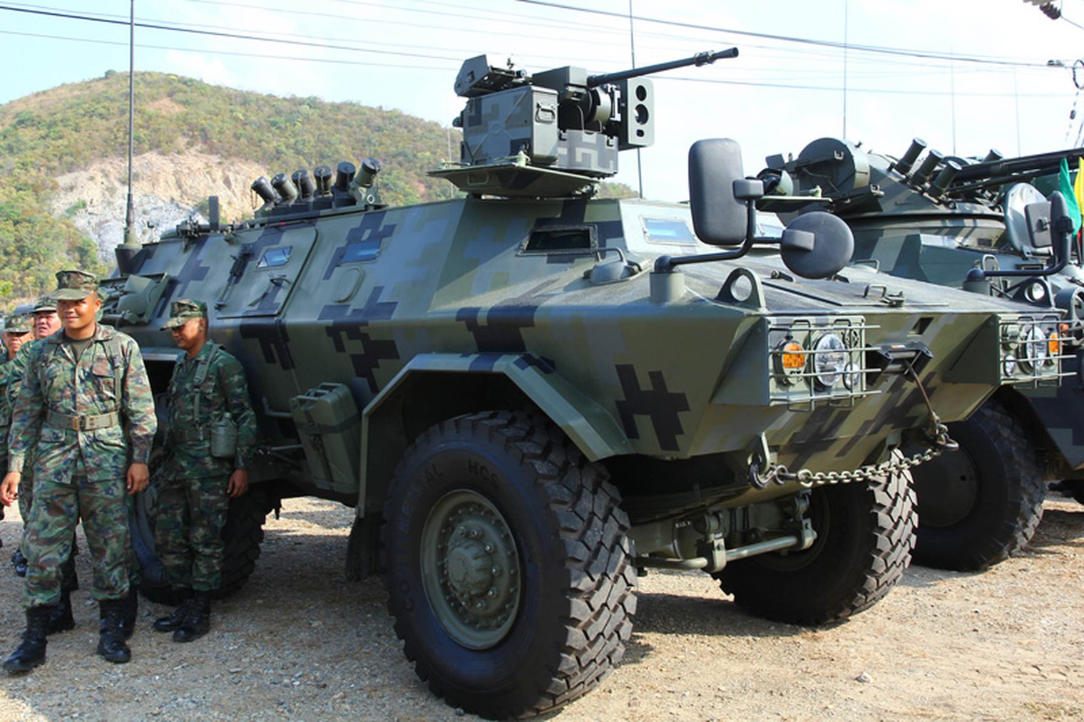 DEFENSE STUDIES: V-150 Thai Marines were Equipped with Remote Turret