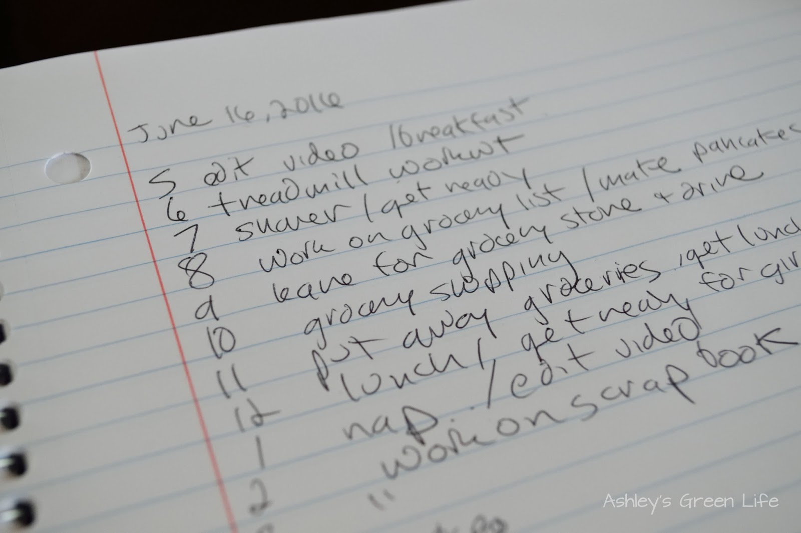 How to Make a Weekly Rhythm Register | Green Blog