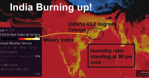 The Big Wobble : India burning! Unbearable heat due to the 90% humidity ...