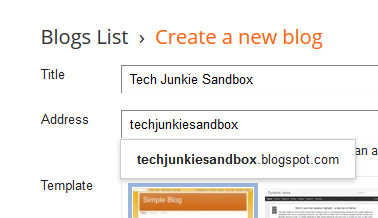 Tech Junkie Blog - Real World Tutorials, Happy Coding!: Blogger: Create ...