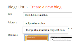 Tech Junkie Blog - Real World Tutorials, Happy Coding!: Blogger: Create ...