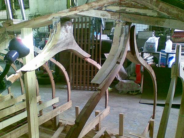 Construccion de Velero Dragon - Building Dragon Sailboat - La Boca ...