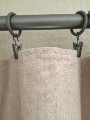 THE SAVVY SHOPPER: DIY: Drop Cloth Curtains