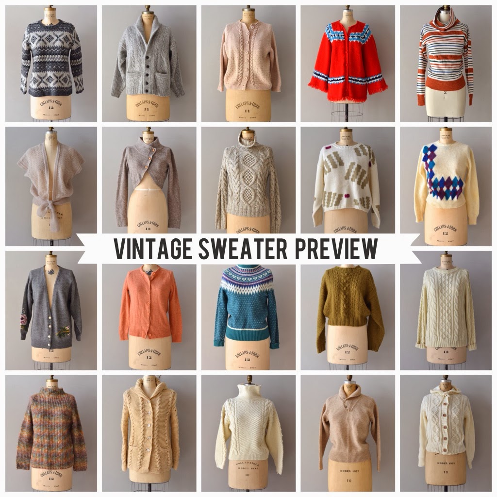 dear golden | vintage: Vintage Sweaters :: a sneak peek