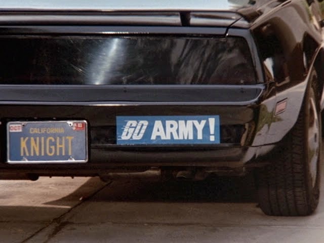 KITT83: Season One - KITT License Plate