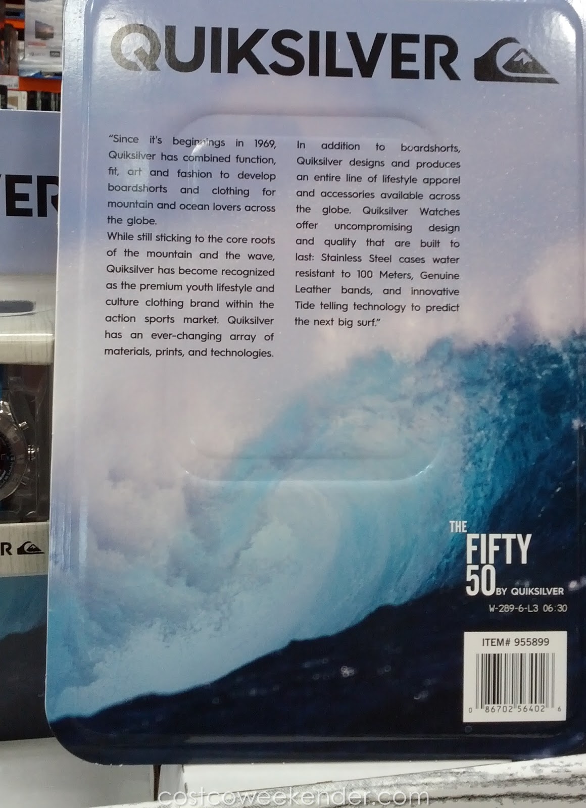 Quiksilver The Fifty50 Men's Watch | Costco Weekender