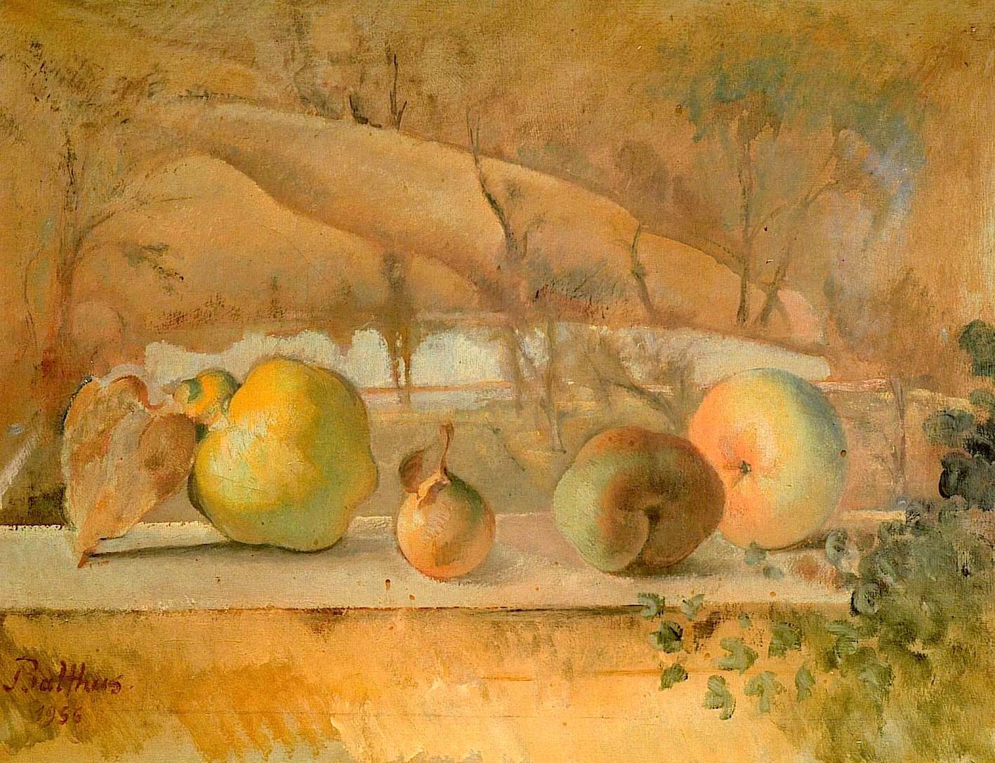 Balthus (Balthazar Klossowsky de Rola) (1908-2001) Still-life with lamp ...