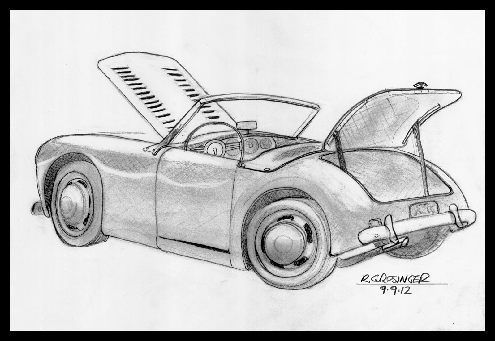 Ron Grosinger's Occasional Car Drawings: December 2012