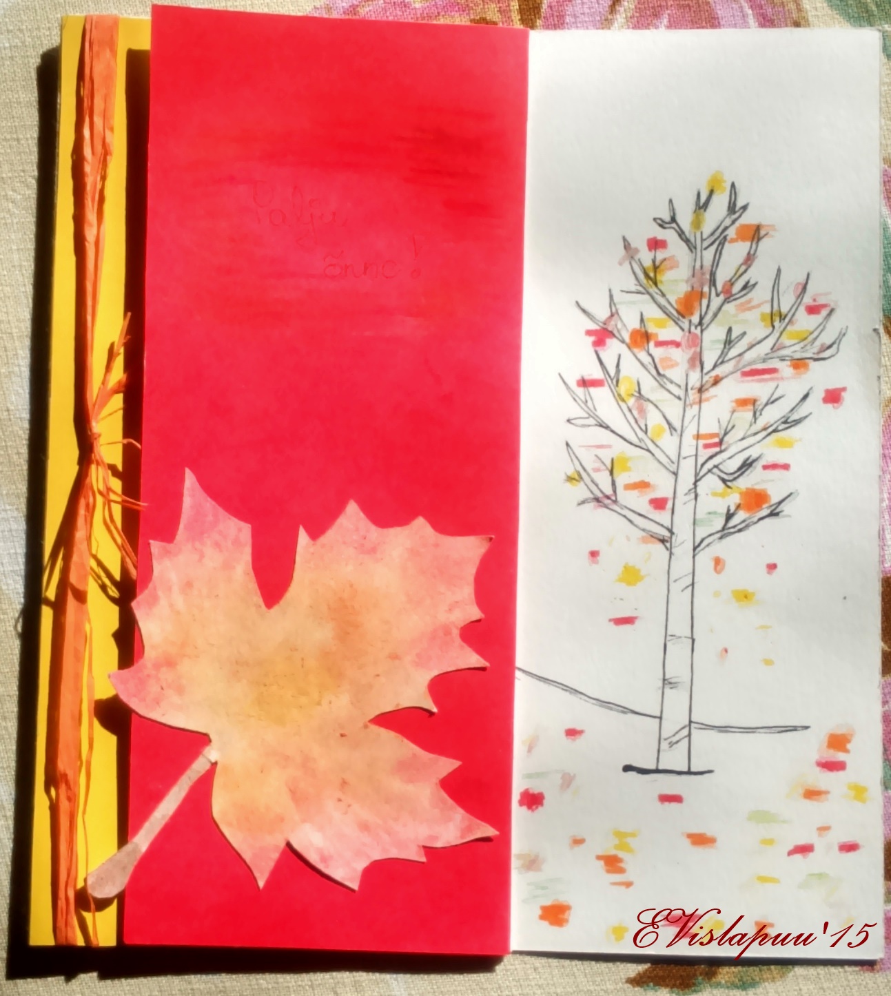 DIY cards ideas: Fall card!!