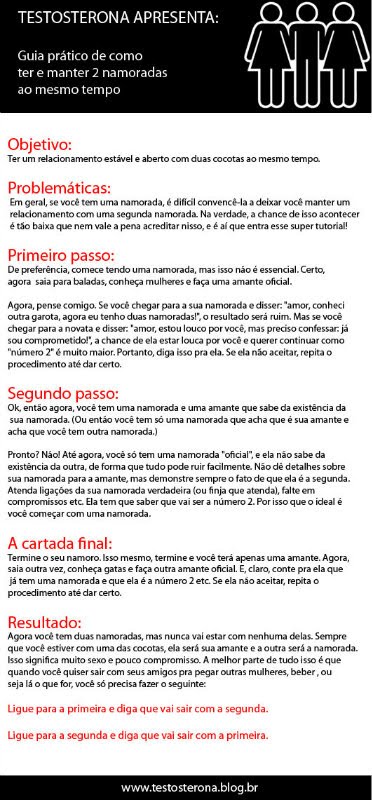 Várias Variáveis: Guia prático de como ter e manter 2 namoradas ao ... Várias Variáveis: Guia prático de como ter e manter 2 namoradas ao ...