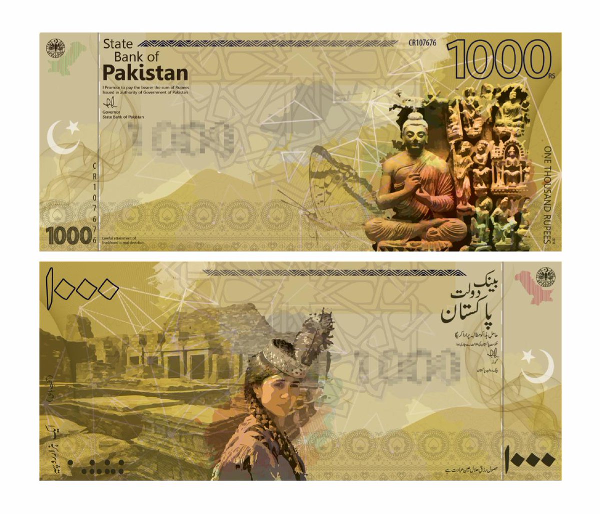 Redesign of Pakistan Currency Notes - theme based on Pakistan's ...