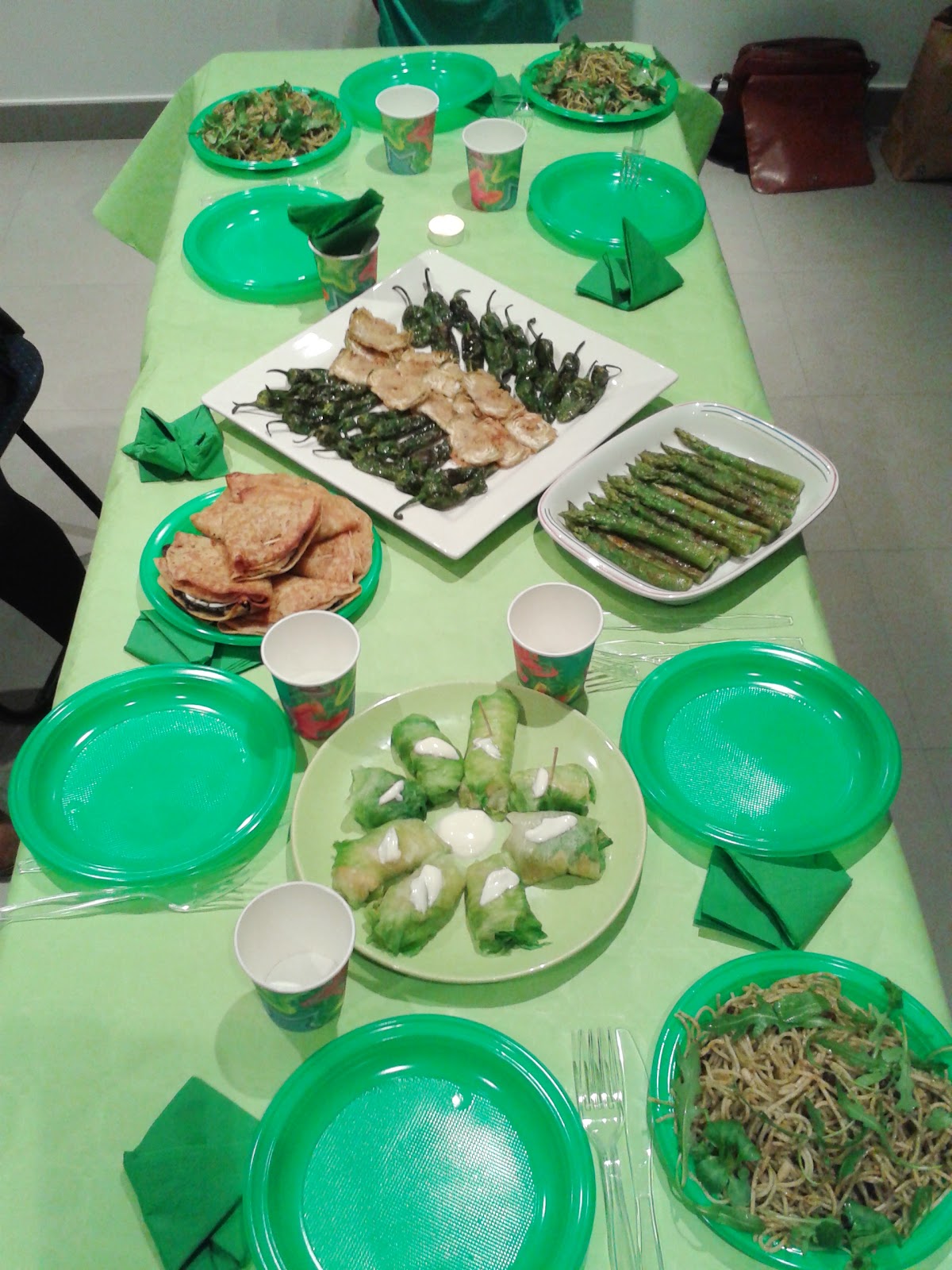 Recetas fáciles, dulces y sabrosas: Fiesta de color: verde - Green party