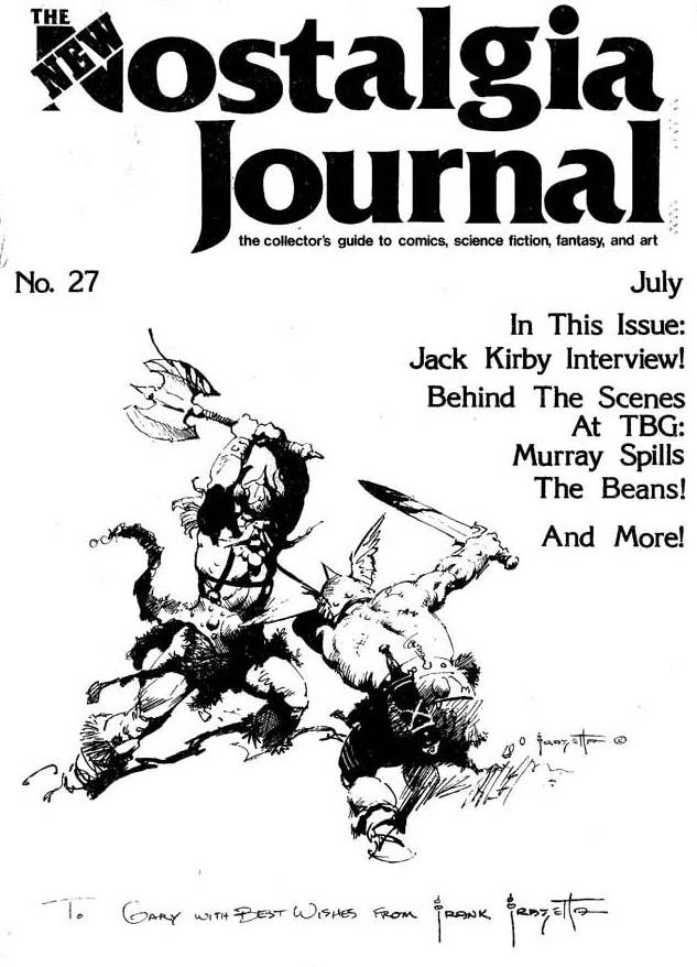 Cap'n's Comics: Nostalgic Frank Frazetta