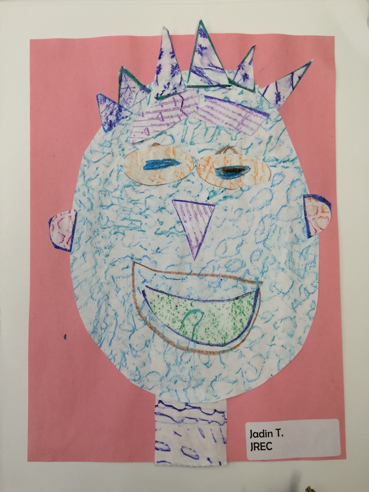 Ms. C's Artroom: Textured Portraits