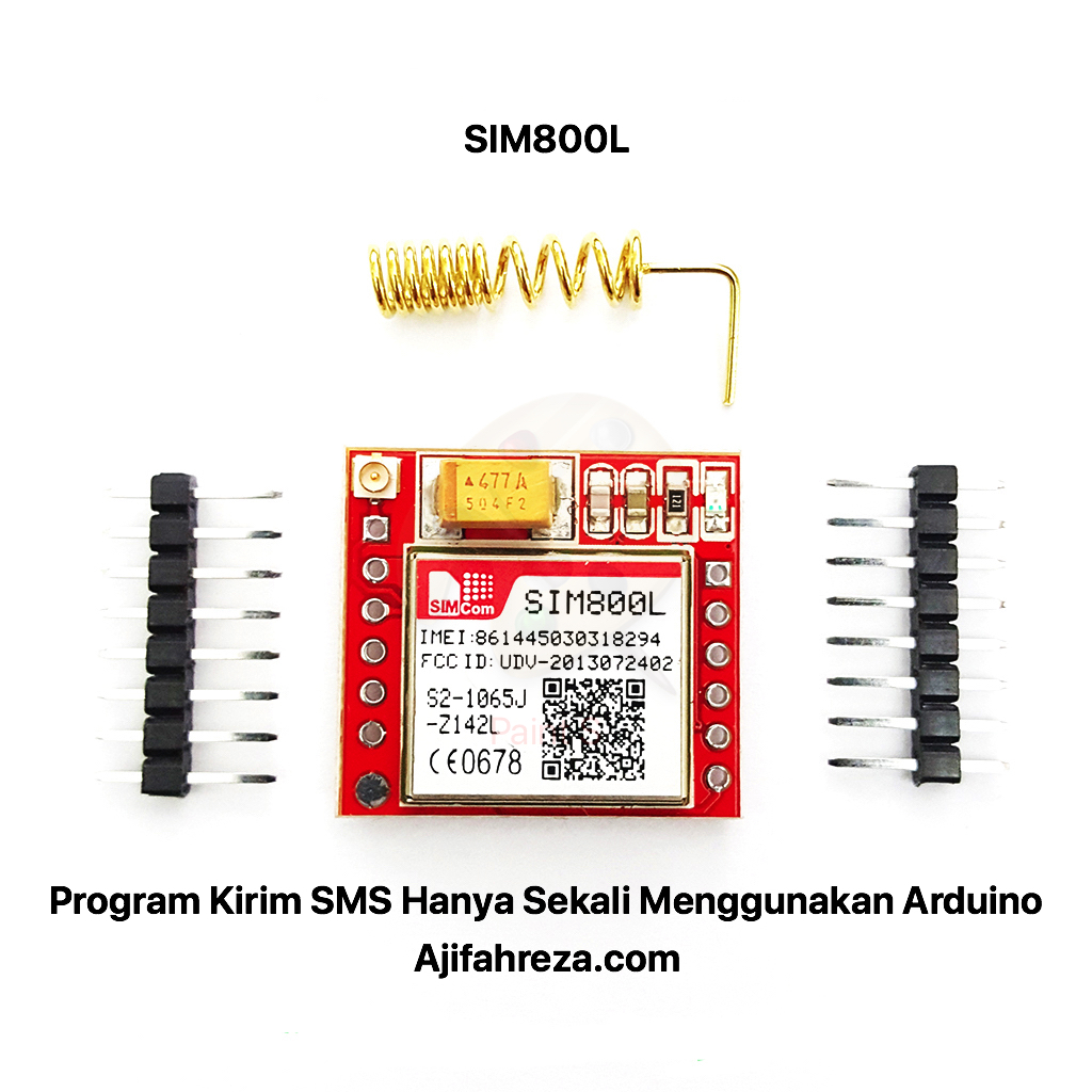 Kirim Sms Hanya Sekali Arduino Ajifahreza