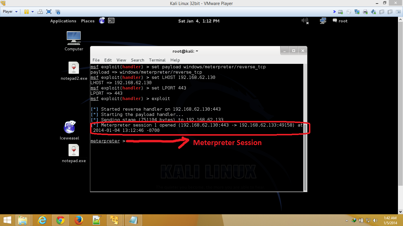 Create A Backdoor Using Metsploit and Backtrack 5 or Kali Linux in Simple Steps. - HACK2LINUX