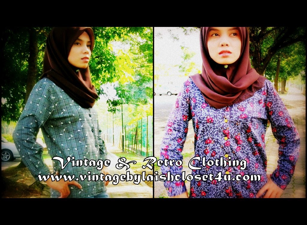 Cara Gaya Vintage & Retro Untuk Wanita Muslimah ~ Premium Ladies Thrift ...