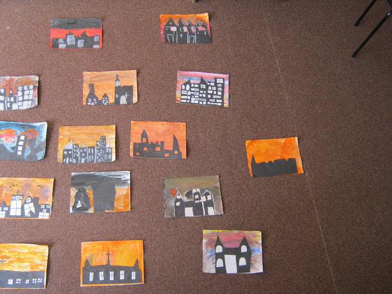 Year 4 blog: Blitz art work