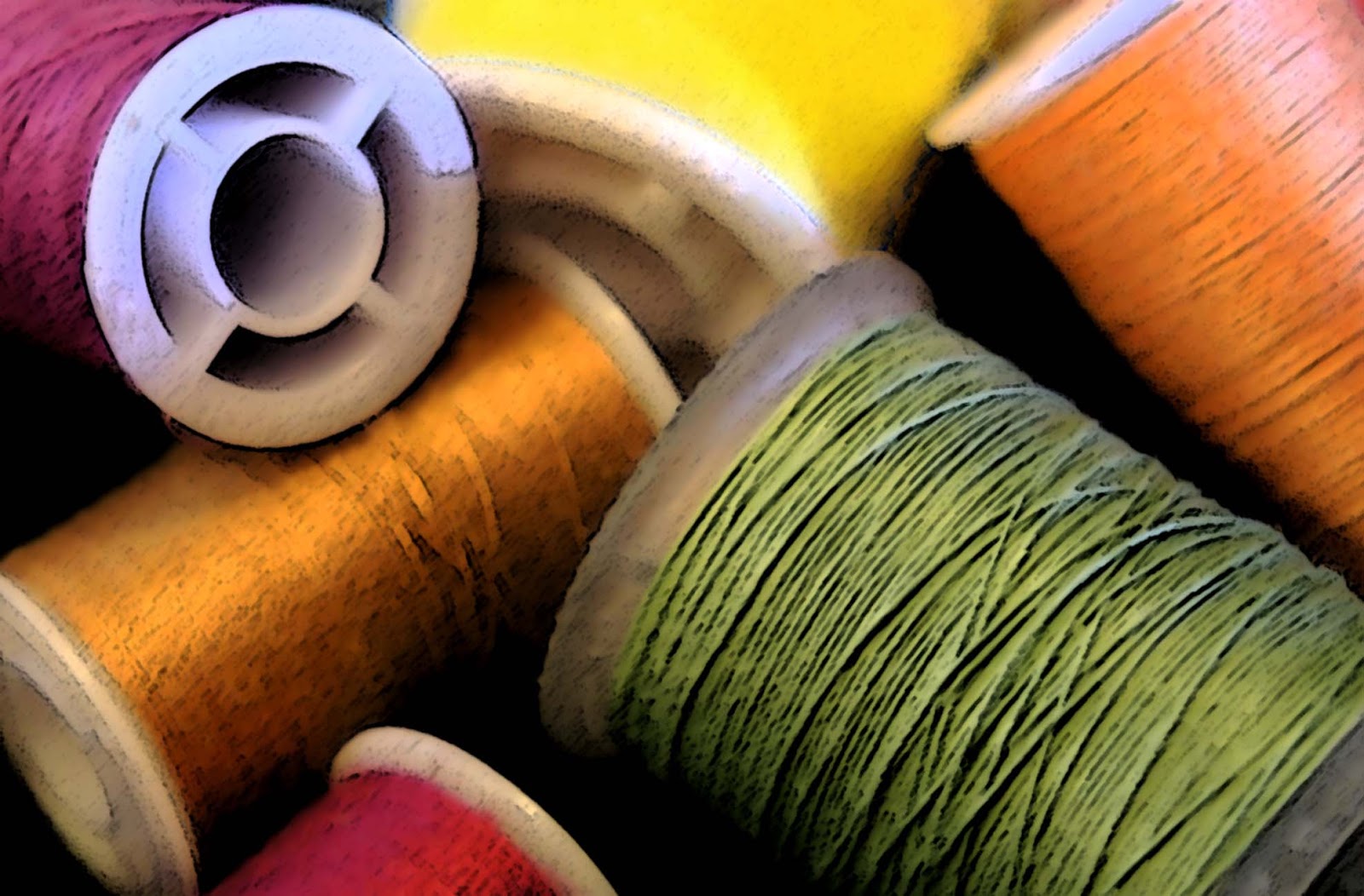 HHS Digital Photo Blog: Amber A- Spools of Thread