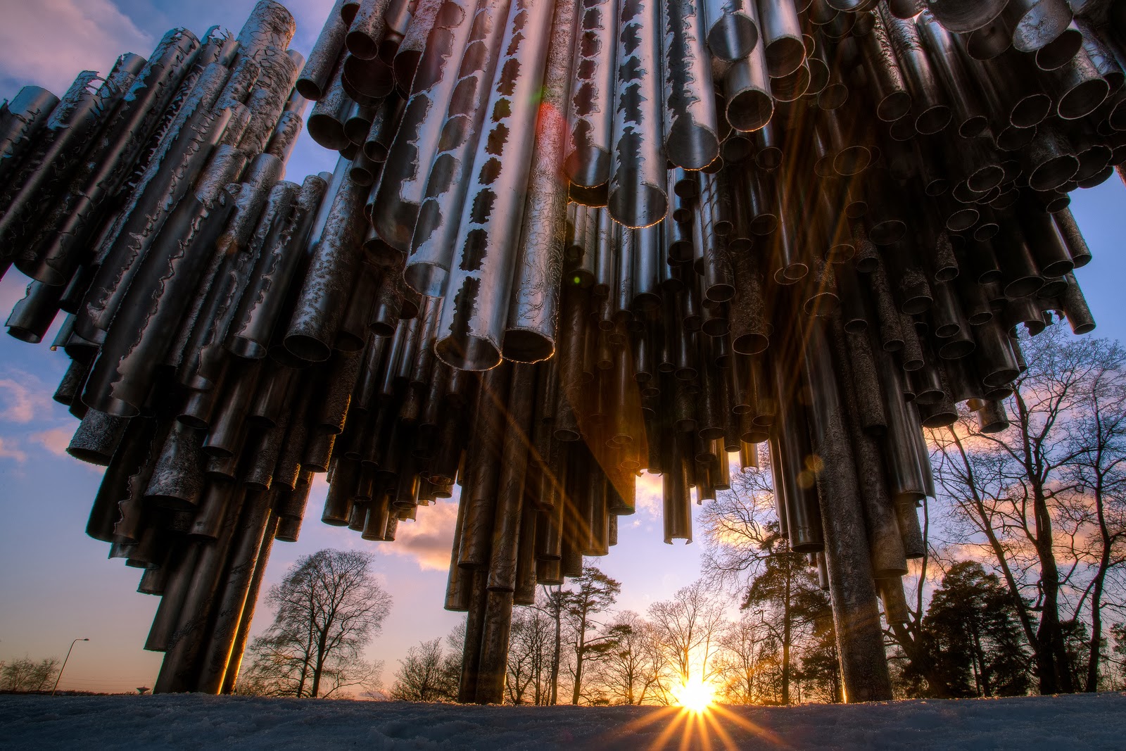 Sibelius Monument Photo Gallery ~ Helsinki Finland