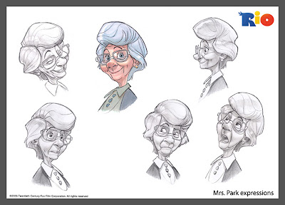 Living Lines Library: Rio (2011) - Character Design