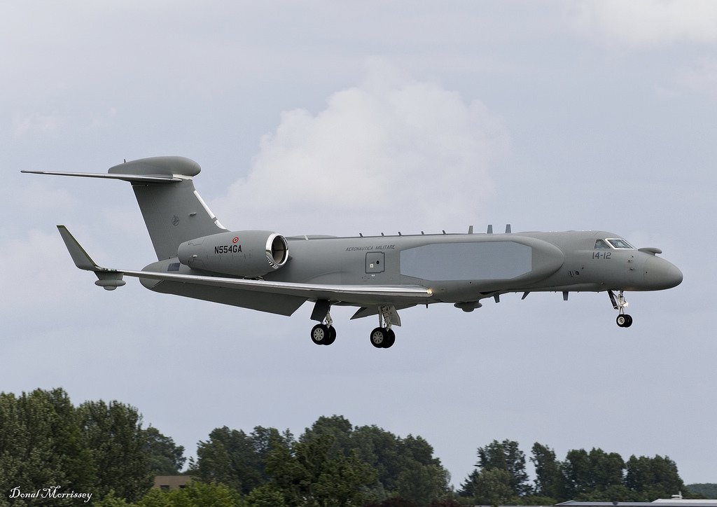 Poderío Militar: Italia recibe su primer G550 CAEW.