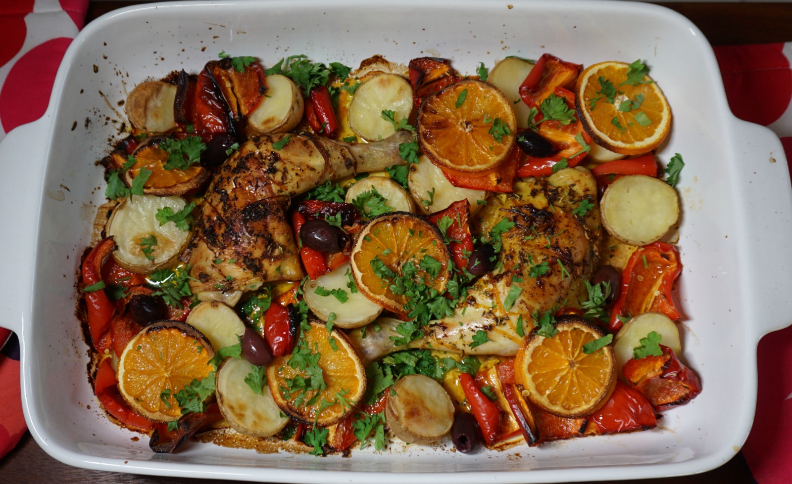 Chicken legs with orange | Hiking and Cooking in the South of France