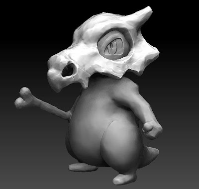 Jeffrey Lee's Sketchbook: Speed Sculpt #11: Cubone (2 Hours)