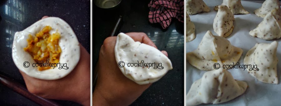 Cook like Priya: Baked Samosa | Oven Baked Samosa | Step by Step Recipe