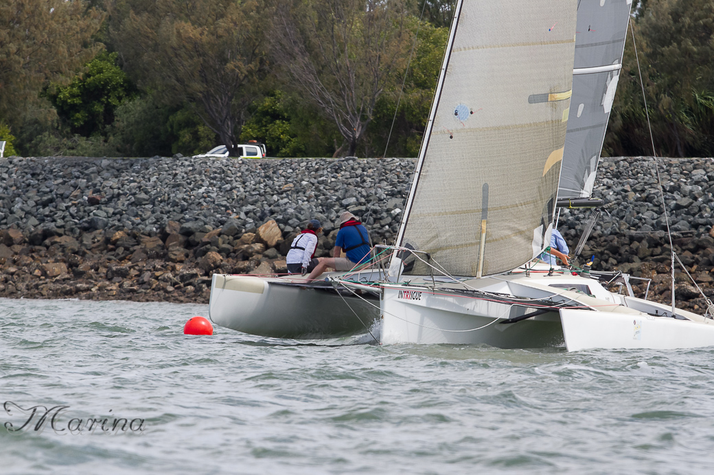Sailing at the Port Curtis Sailing Club, Gladstone, Queensland: Head of ...
