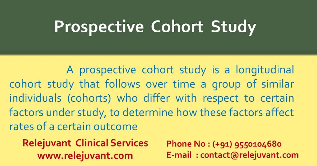 Definition Of Prospective Study Relejuvant Clinical Services