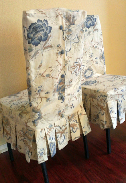 Aux Belles Choses: DIY Chair Covers & Decor