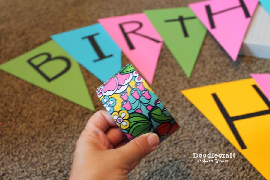Easy Happy Birthday Pennant Banner!