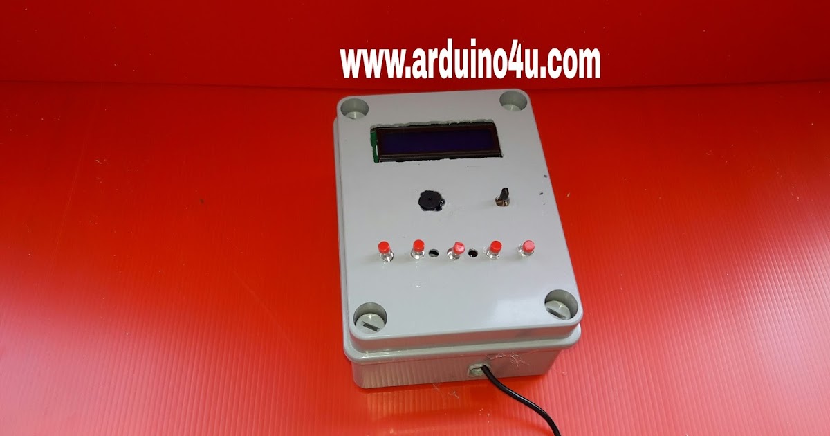 Projek Elektronik Arduino4u.com: 164-Temperature Clock