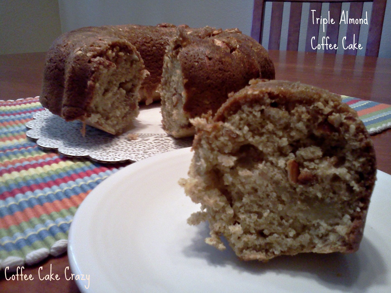 Triple Almond Coffee Cake | Coffee Cake Crazy