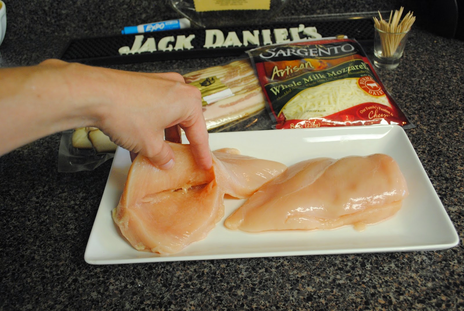 Upside Of Chaos: Stuffed Chicken Wrapped in Bacon aka Chicken Balls