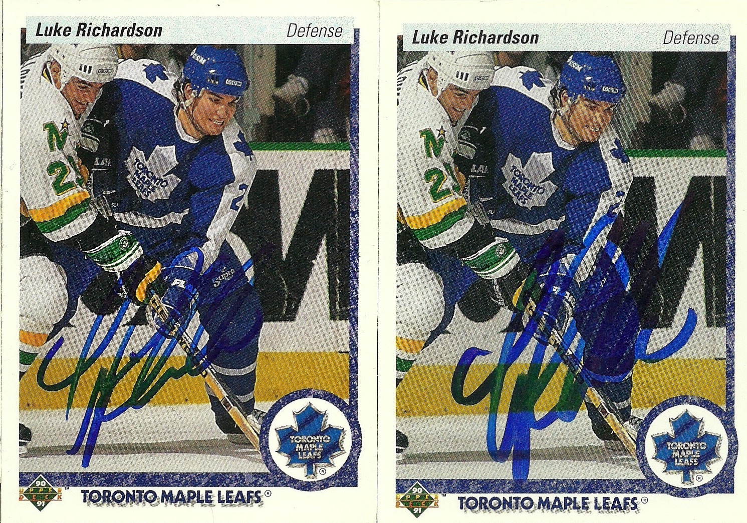Hell's Valuable Collectibles: Two (Similar) Autographed Luke Richardson ...