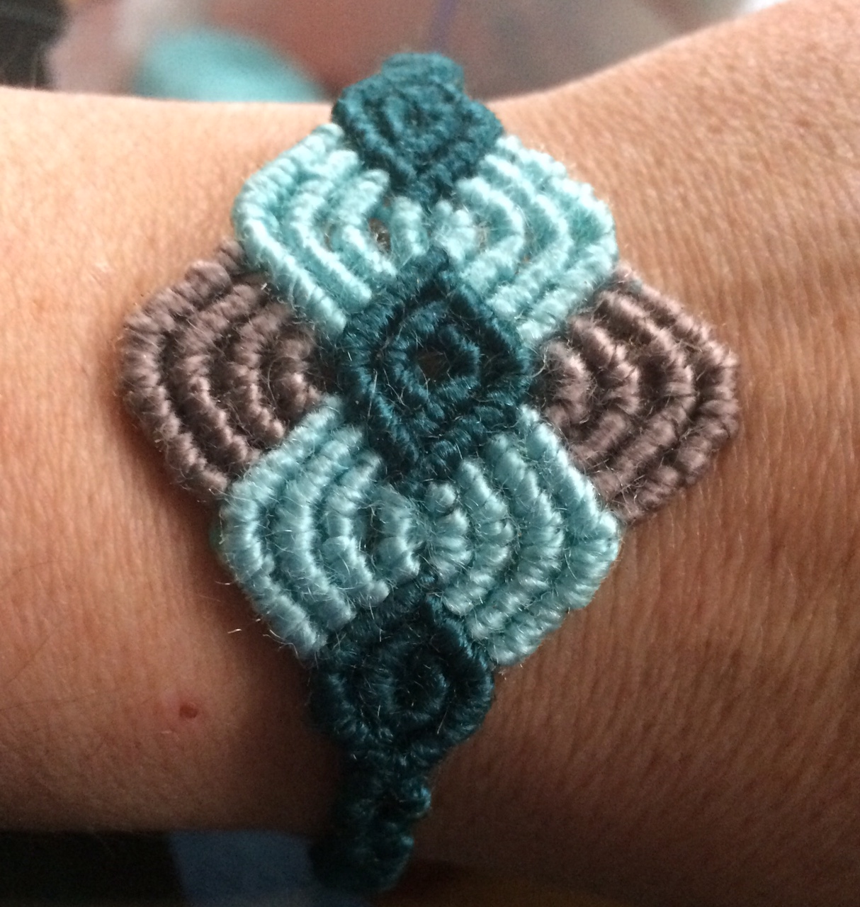 Pulseras de macramé