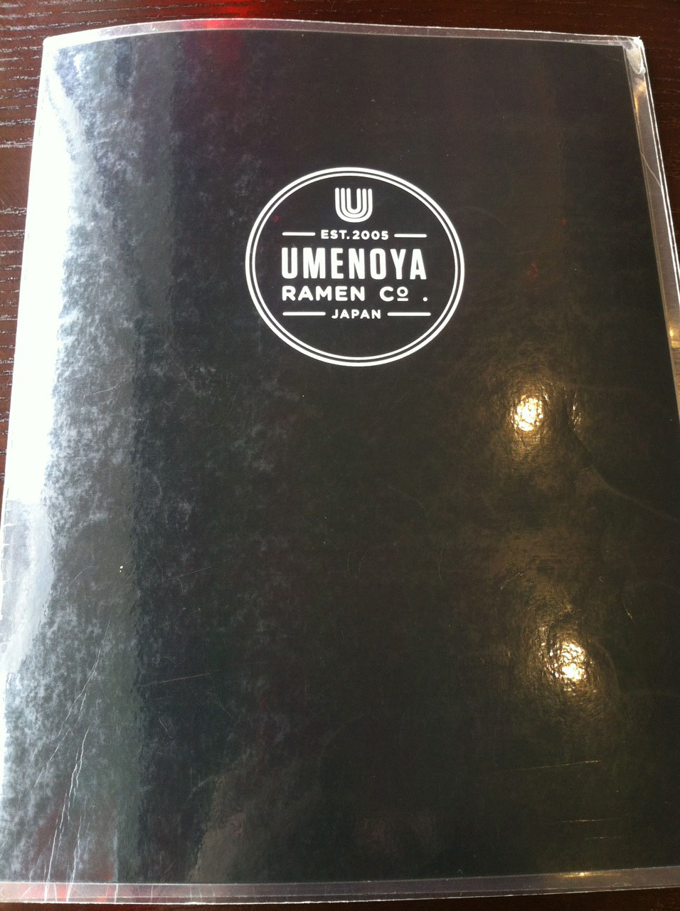 The Radiused Corner Menu Vault: Ramen Umenoya - Torrance