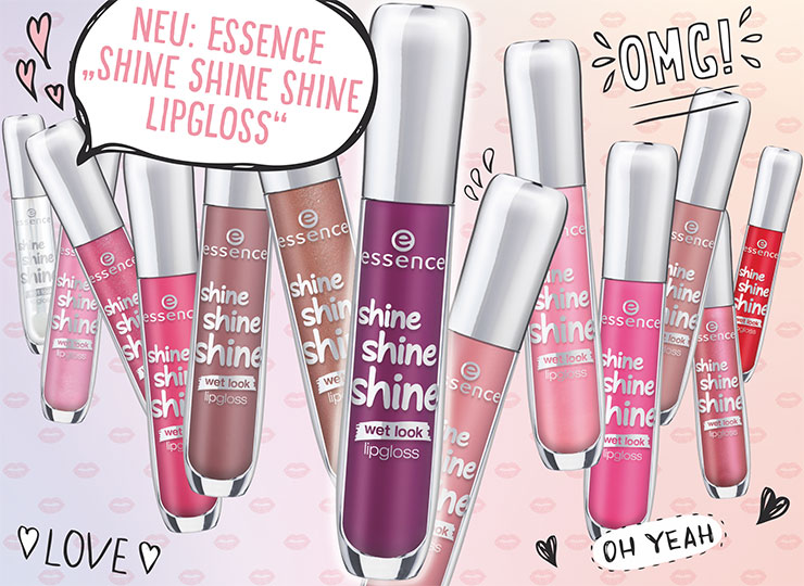 [Preview] essence "Shine shine shine Lipgloss"