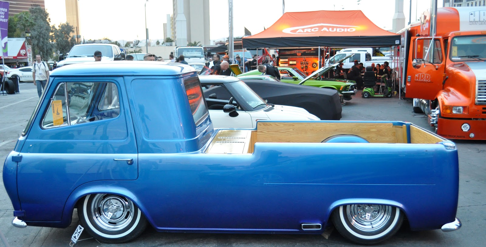 Just A Car Guy: Gene Winfield's 1960 Ford van, Pacifica was at SEMA 2012