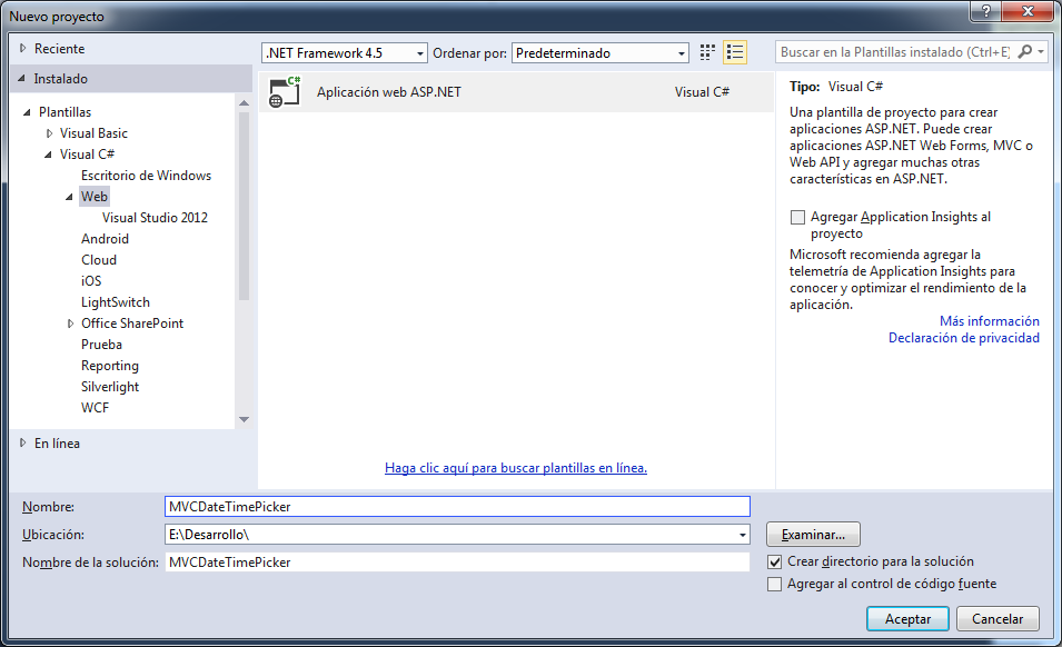 ASP.NET MVC. Plantilla de editor para fecha y hora - Píldoras .NET