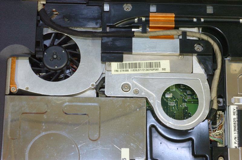 電算機孝行: ThinkPad G41 の排熱にびっくり
