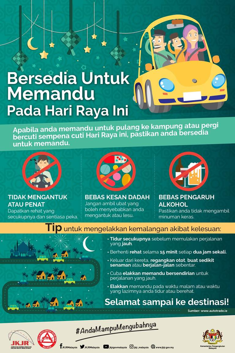 Tips pemanduan untuk balik beraya di kampung Once Blogger is Always Blogger