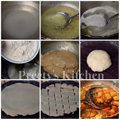 Preety's Kitchen: Meethi Matri / Indian Sweet Snack Crackers ( With ...